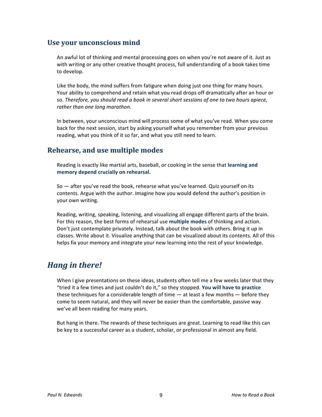 How To Read A Book | PDF