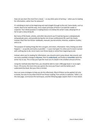 How To Read A Book | PDF