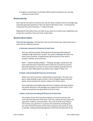 How To Read A Book | PDF