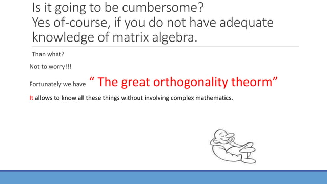 How to read a character table