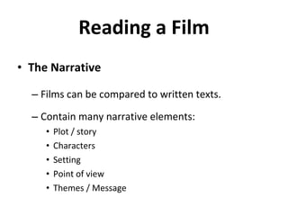 Norway: How To Read A Film | PPT