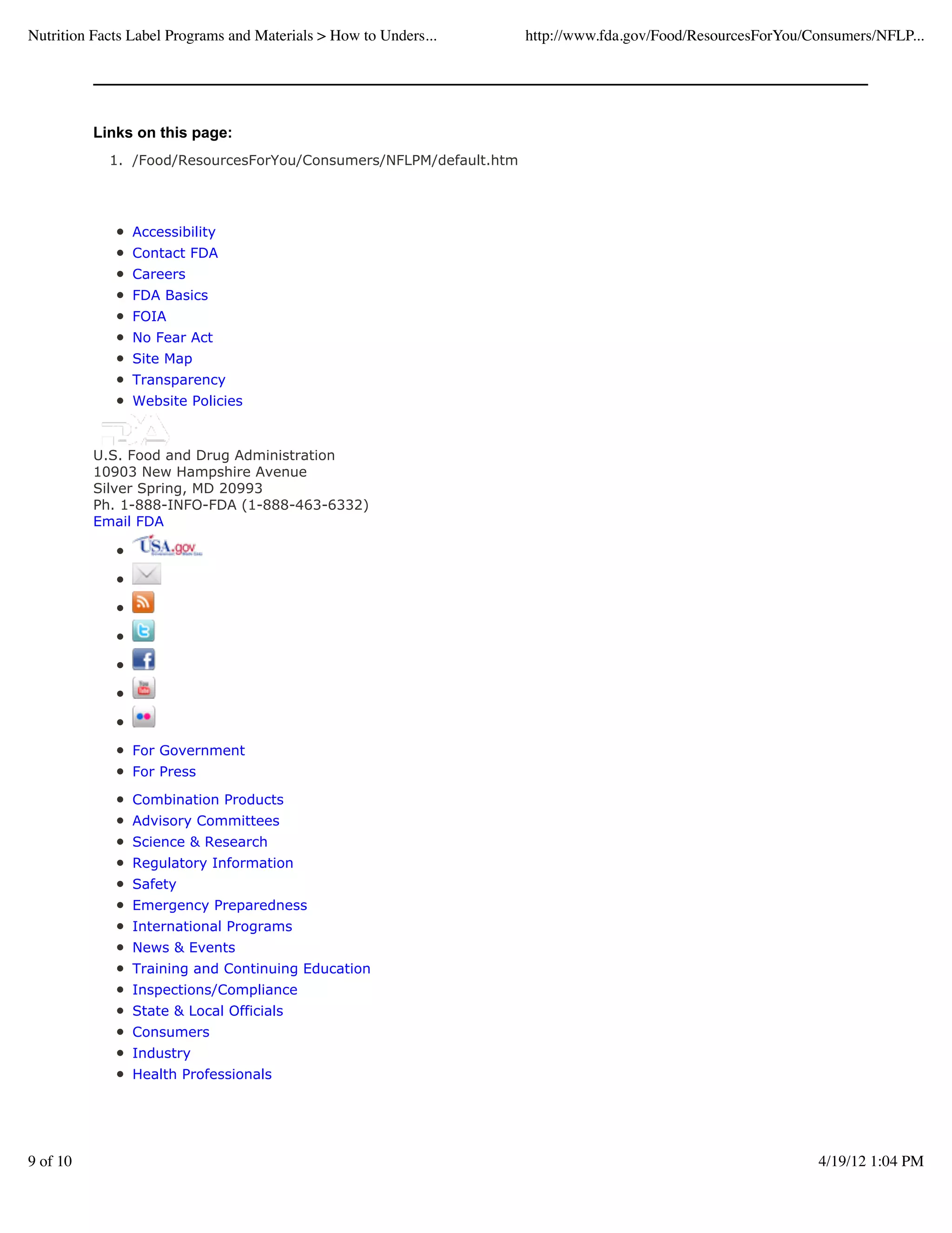Understanding food labels | PDF