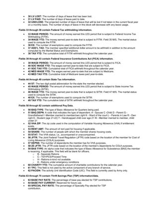 How to read an active duty navy les | PDF