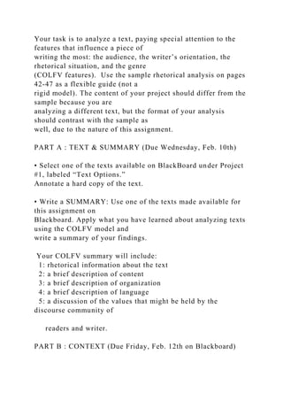 How to Read and Understand an Expository EssayThe Initial Read.docx