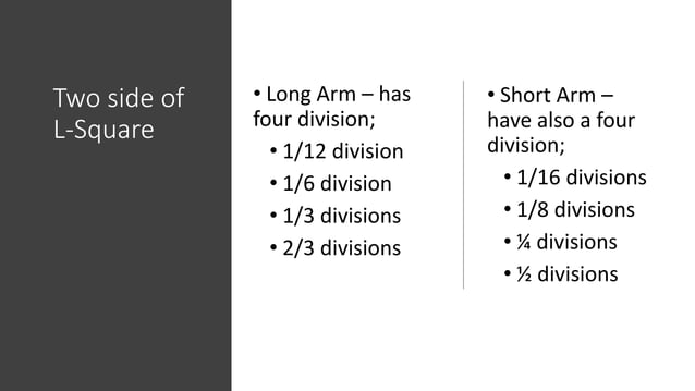 How to read an L- square | PPTX