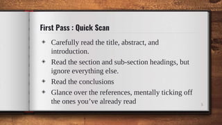 How to read a paper | PPTX