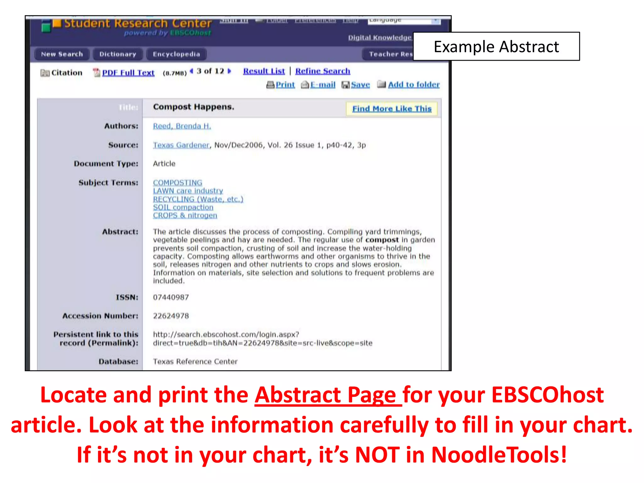 Citing EBSCOhost Articles | PPTX