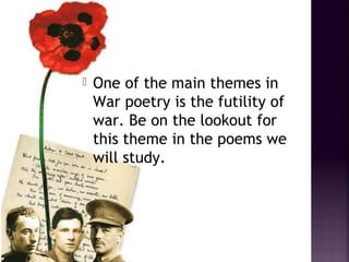How to read_a poem_war poetry | PPT