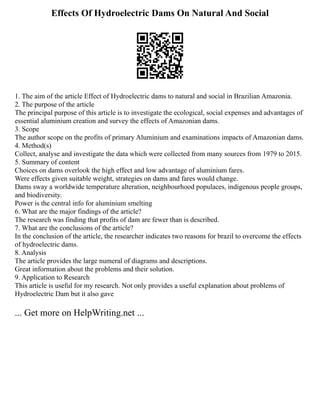 How To Read A Scientific Paper And Case Study R | PDF