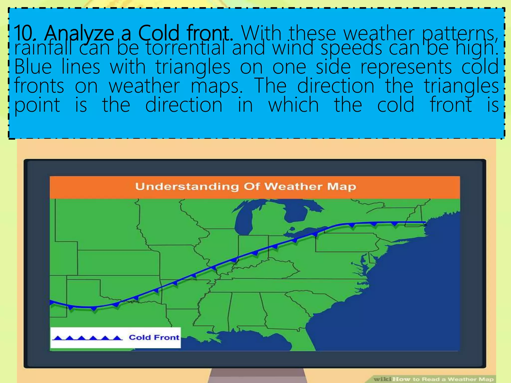 How To Read A Weather Map | PPTX