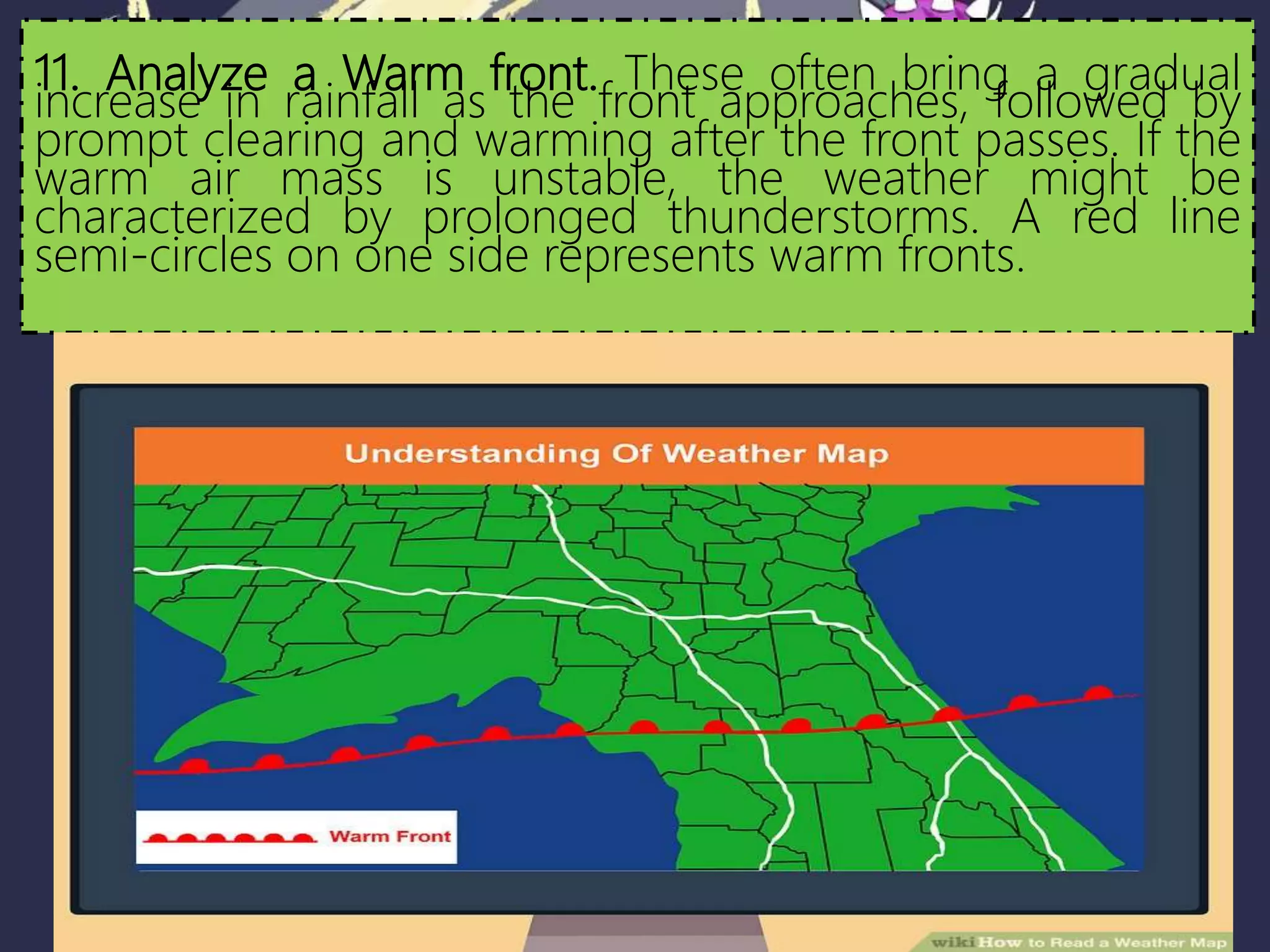 How To Read A Weather Map | PPTX