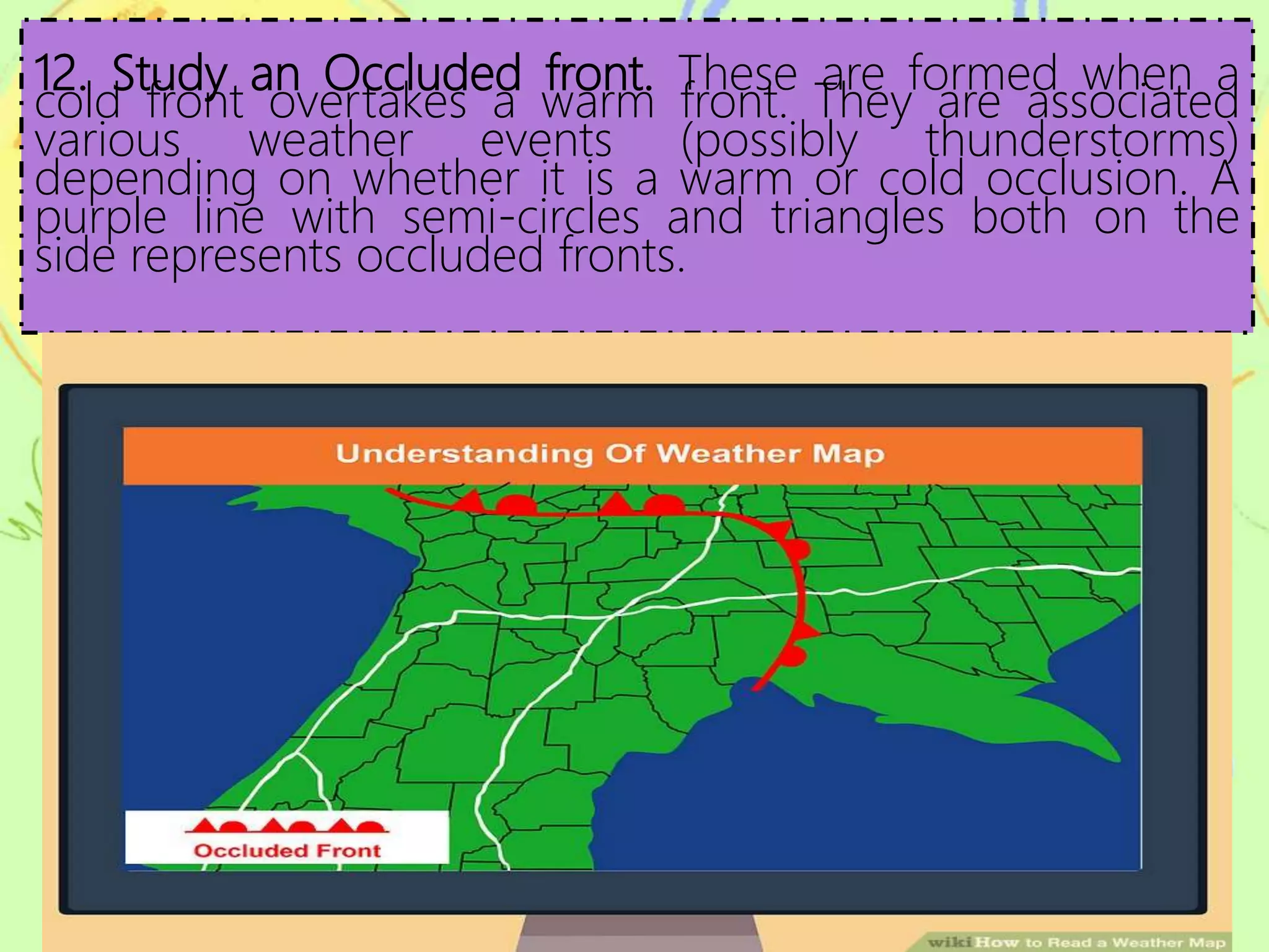 How To Read A Weather Map | PPTX