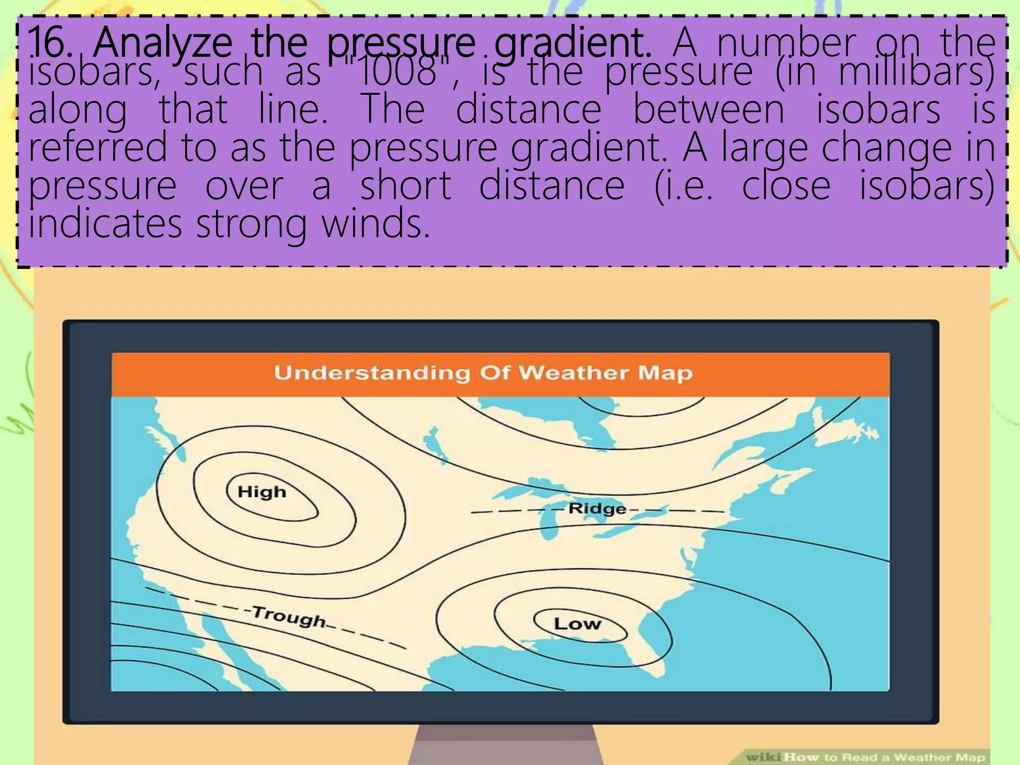 How To Read A Weather Map | PPTX