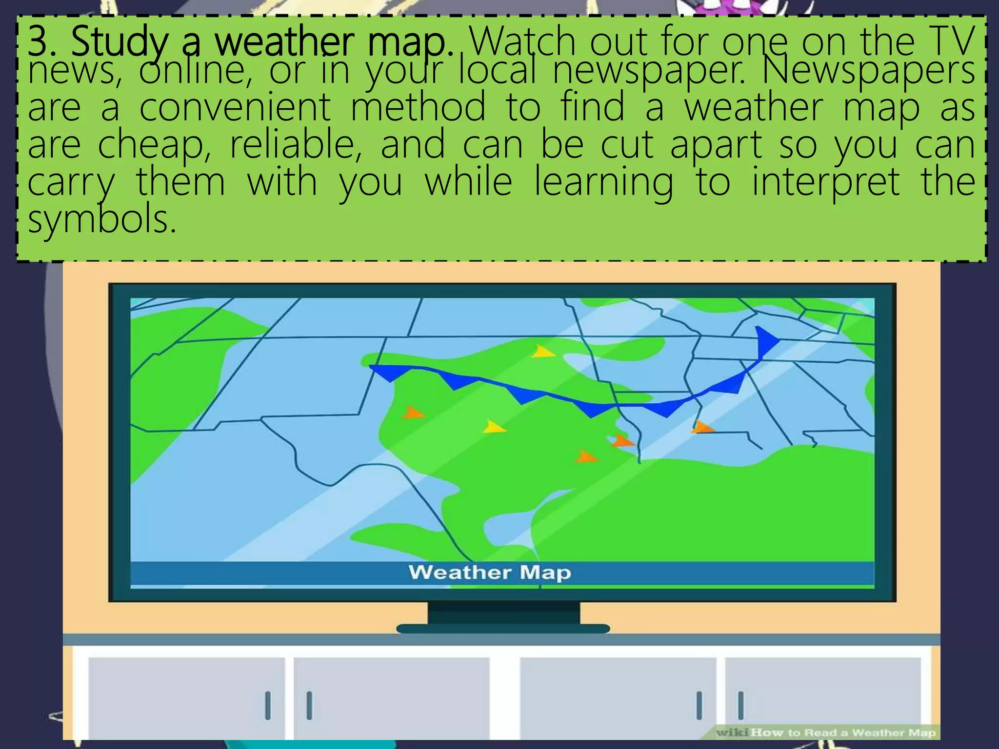 How To Read A Weather Map | PPTX