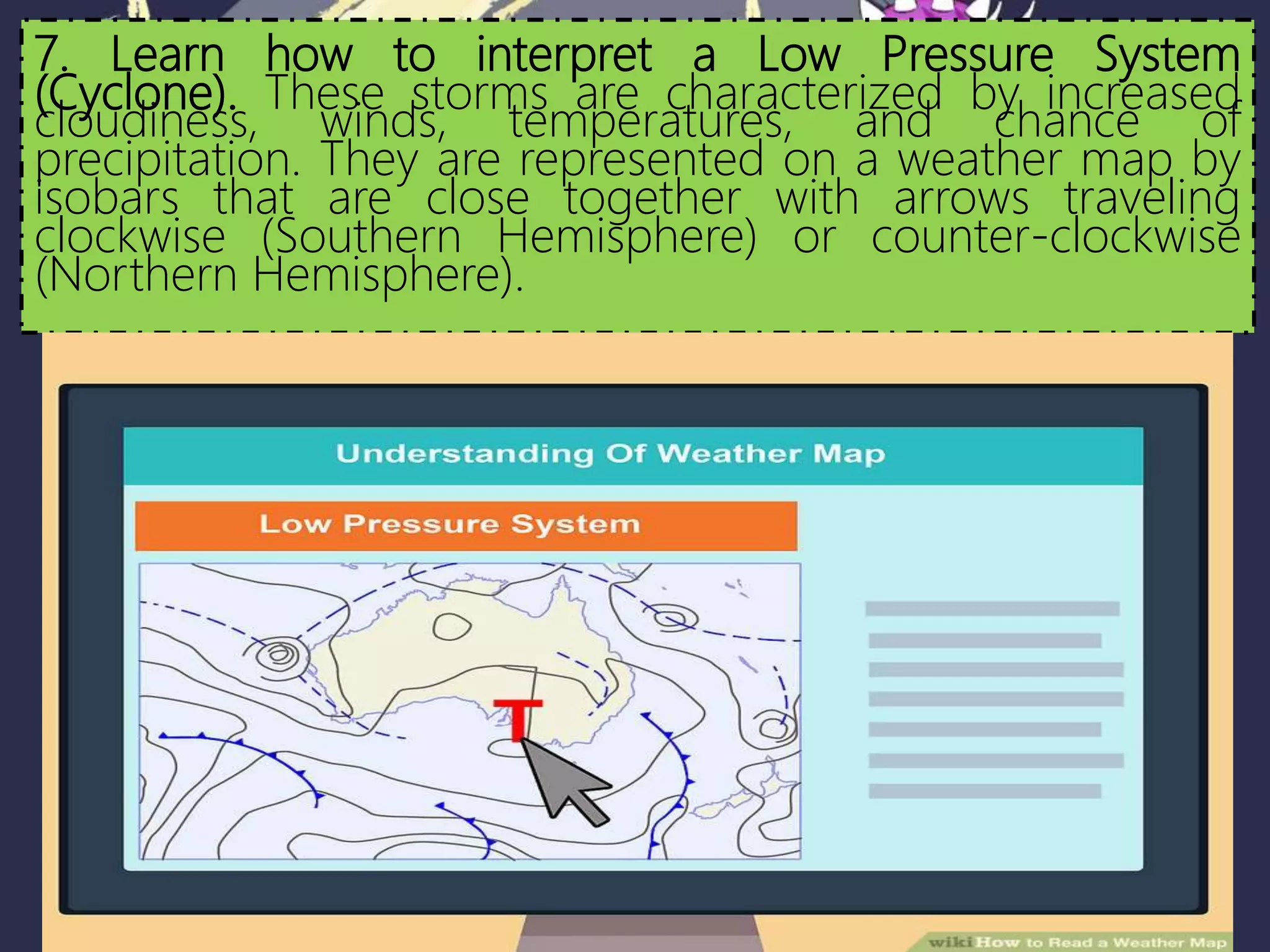 How To Read A Weather Map | PPTX