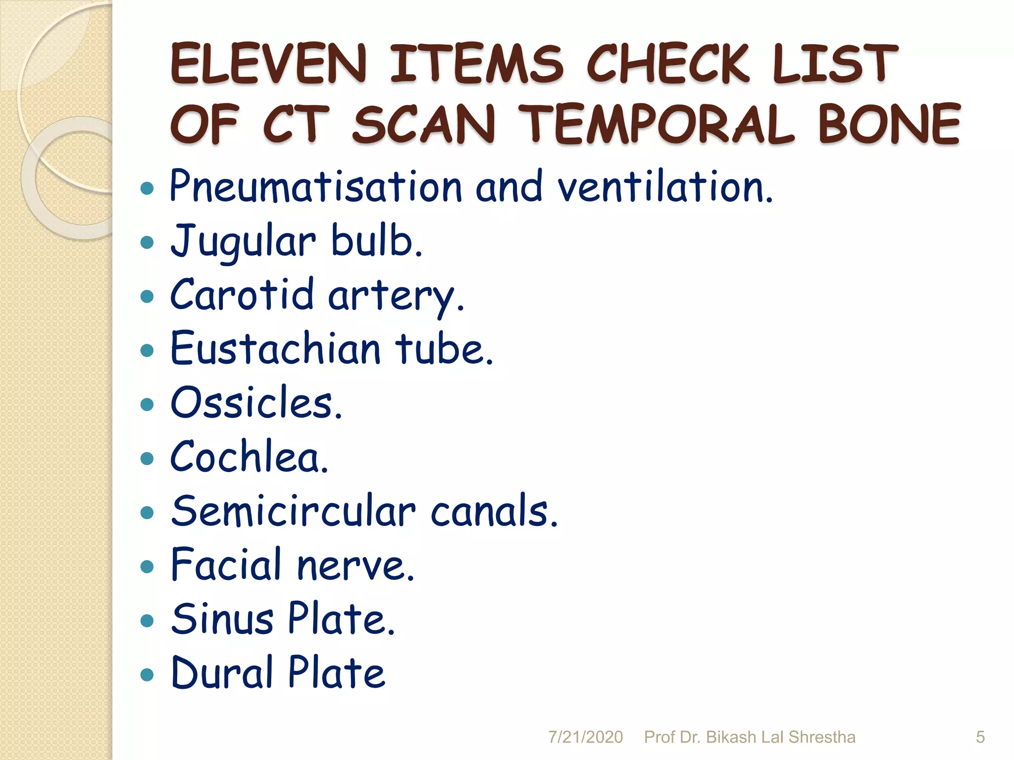 How to read ct scan temporal bone - A dhulikhel hospital, kathmandu ...