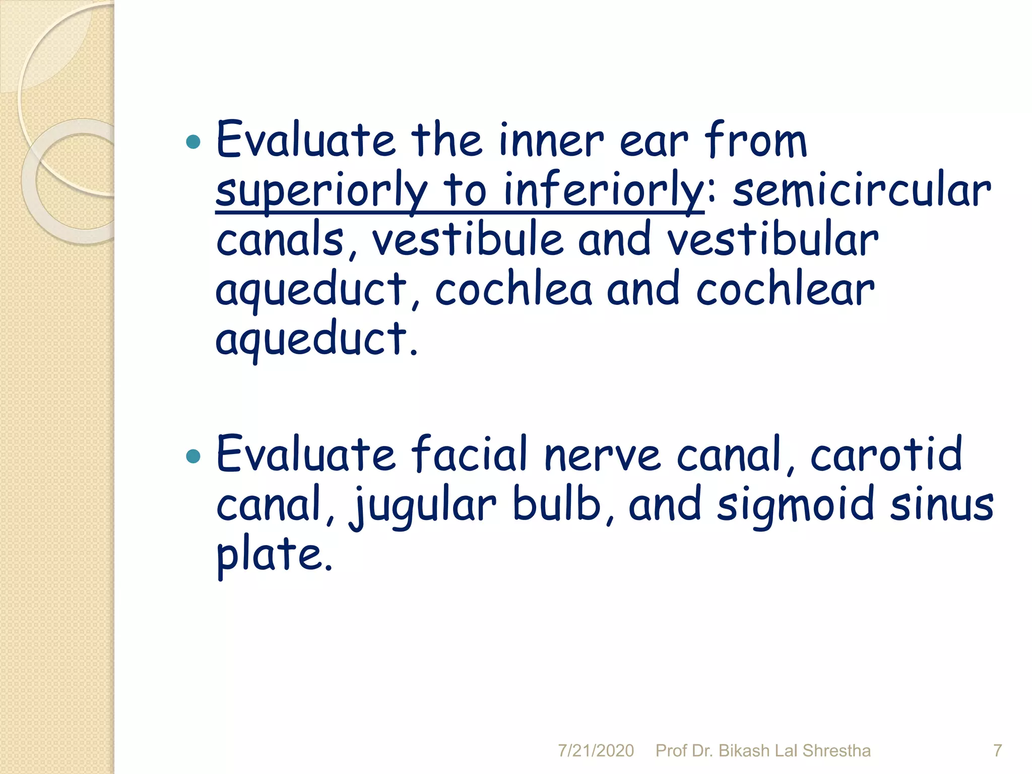 How to read ct scan temporal bone - A dhulikhel hospital, kathmandu ...