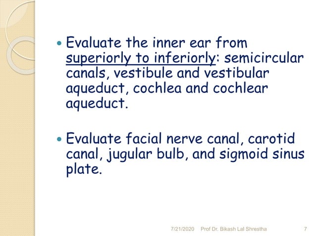 How to read ct scan temporal bone - A dhulikhel hospital, kathmandu ...