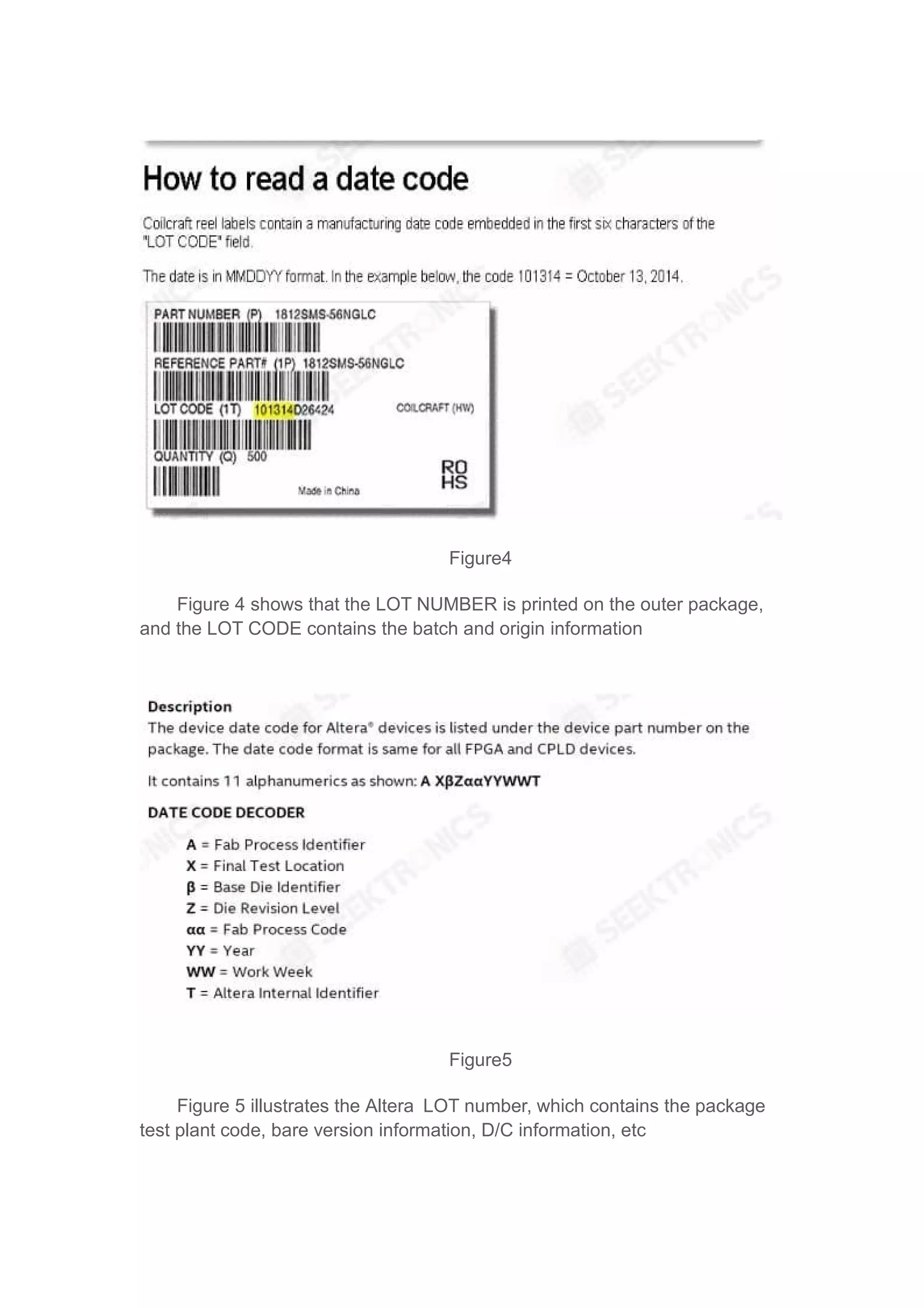 How To Read Date Code On Electronic Components Pdf Manufacturing Industry Industries