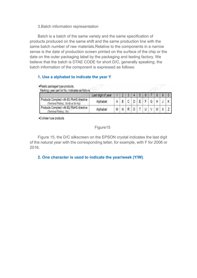 How to read date code on electronic components.pdf | Manufacturing ...