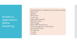 How to read 12 lead ECG | PPTX