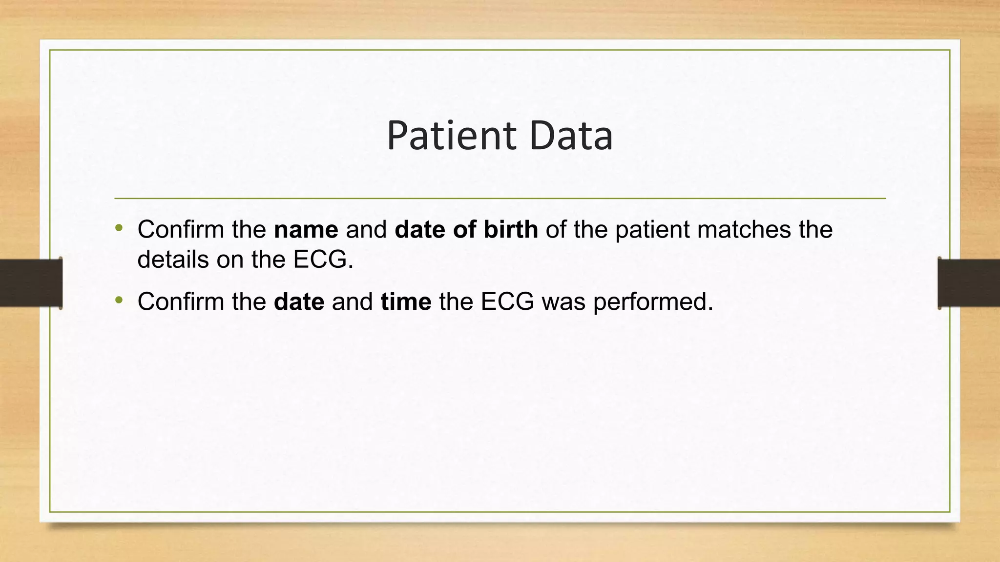 How to read ecg (basic ecg findings) | PPTX
