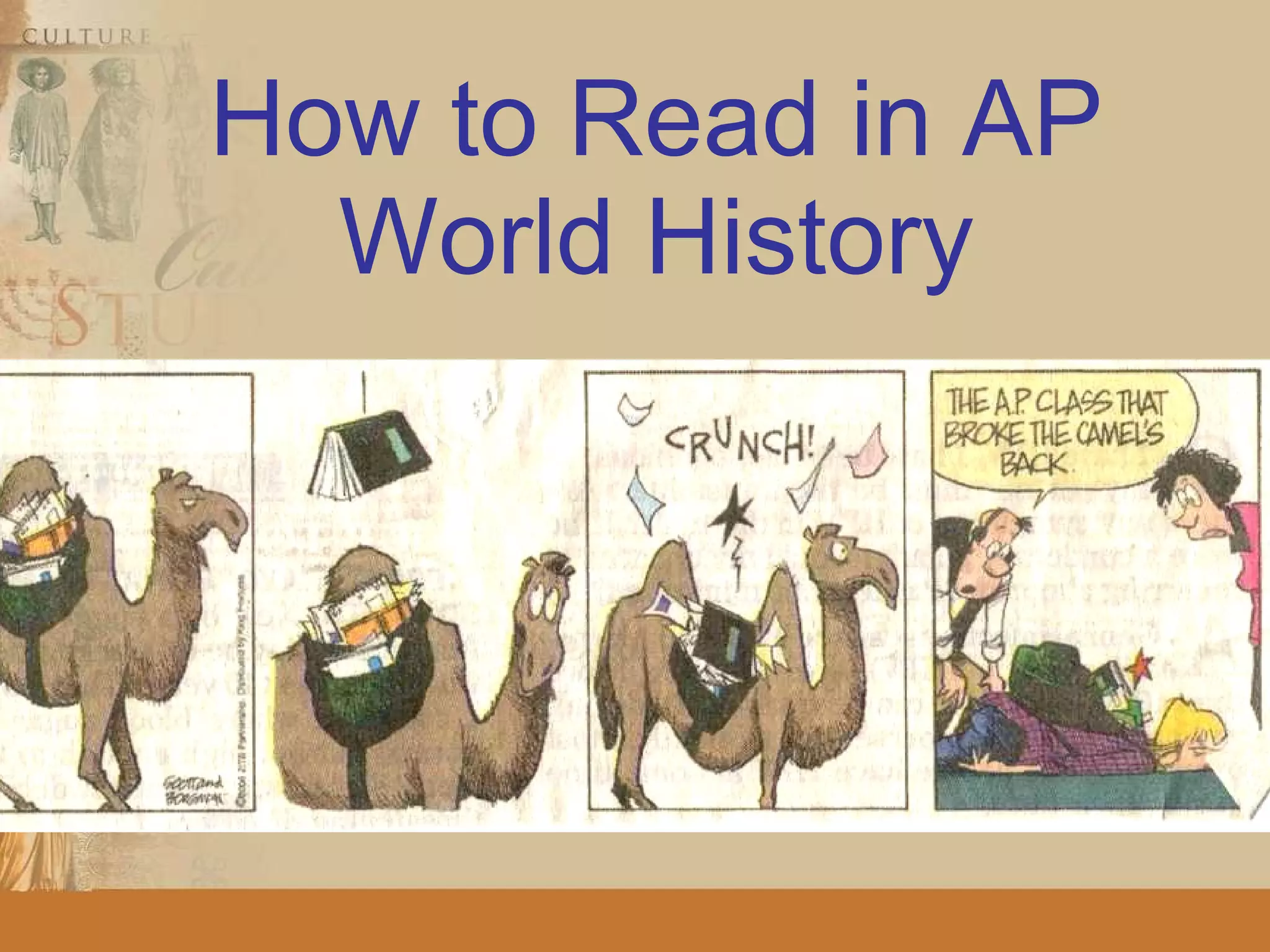 How To Read In Ap World History | PPT