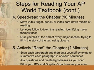 How To Read In Ap World History | PPT