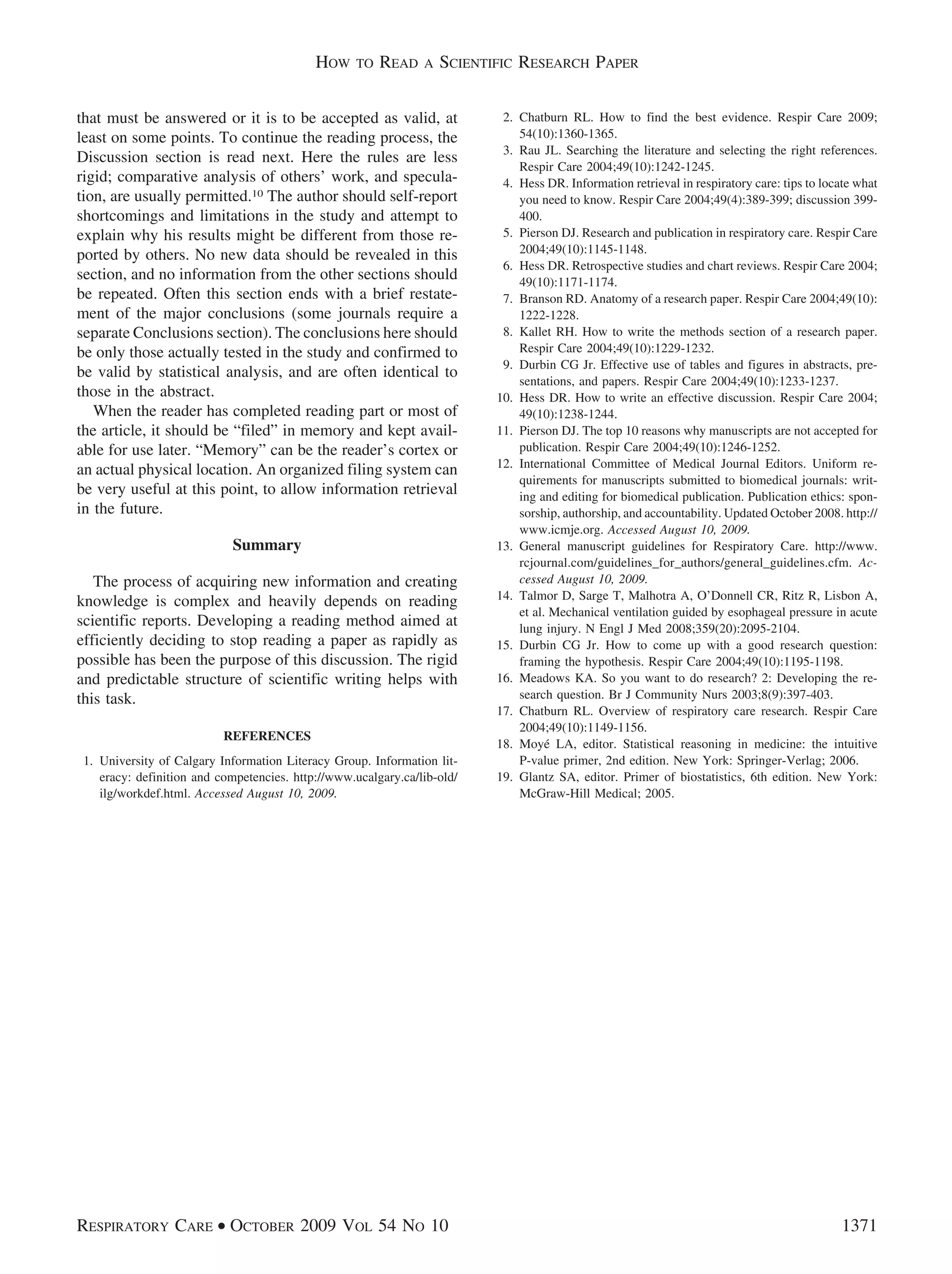 HOW TO READ SCIENTIFIC PAPER.pdf | Lung and Respiratory Health ...