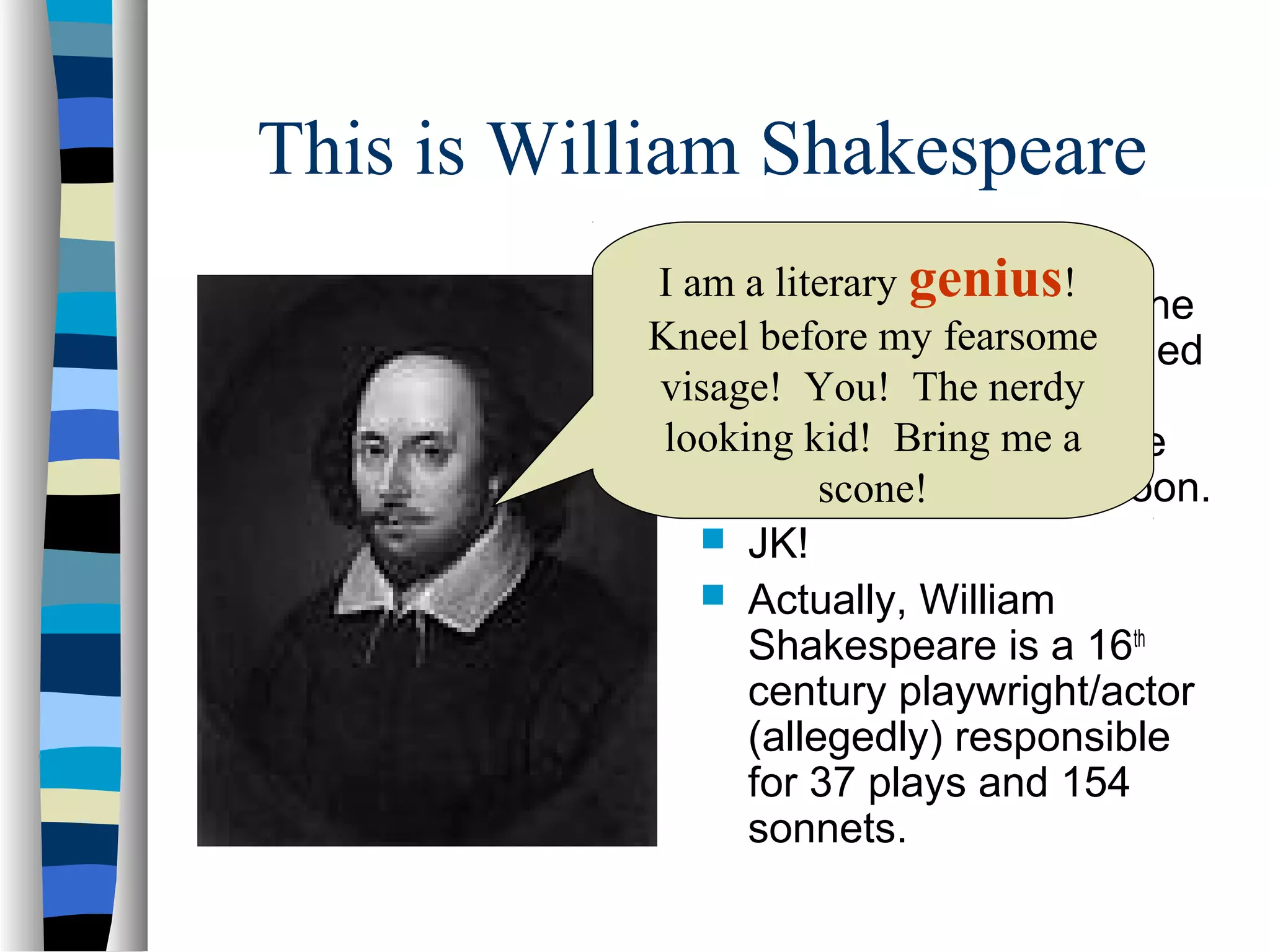 How to read shakespeare | PPT