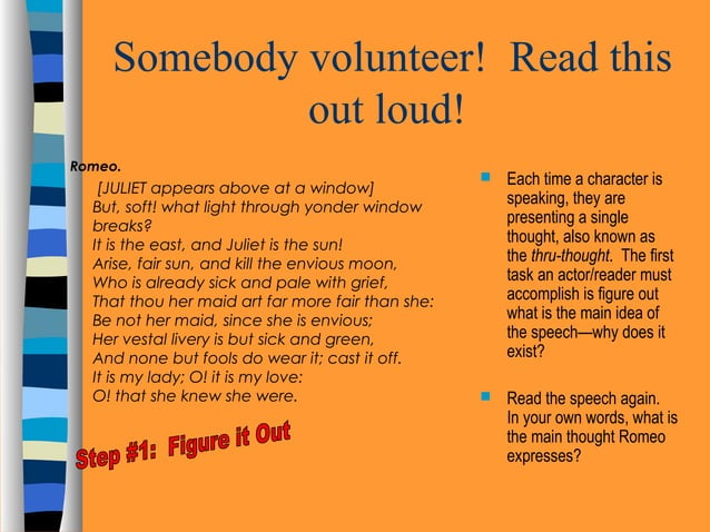 How to read shakespeare | PPT