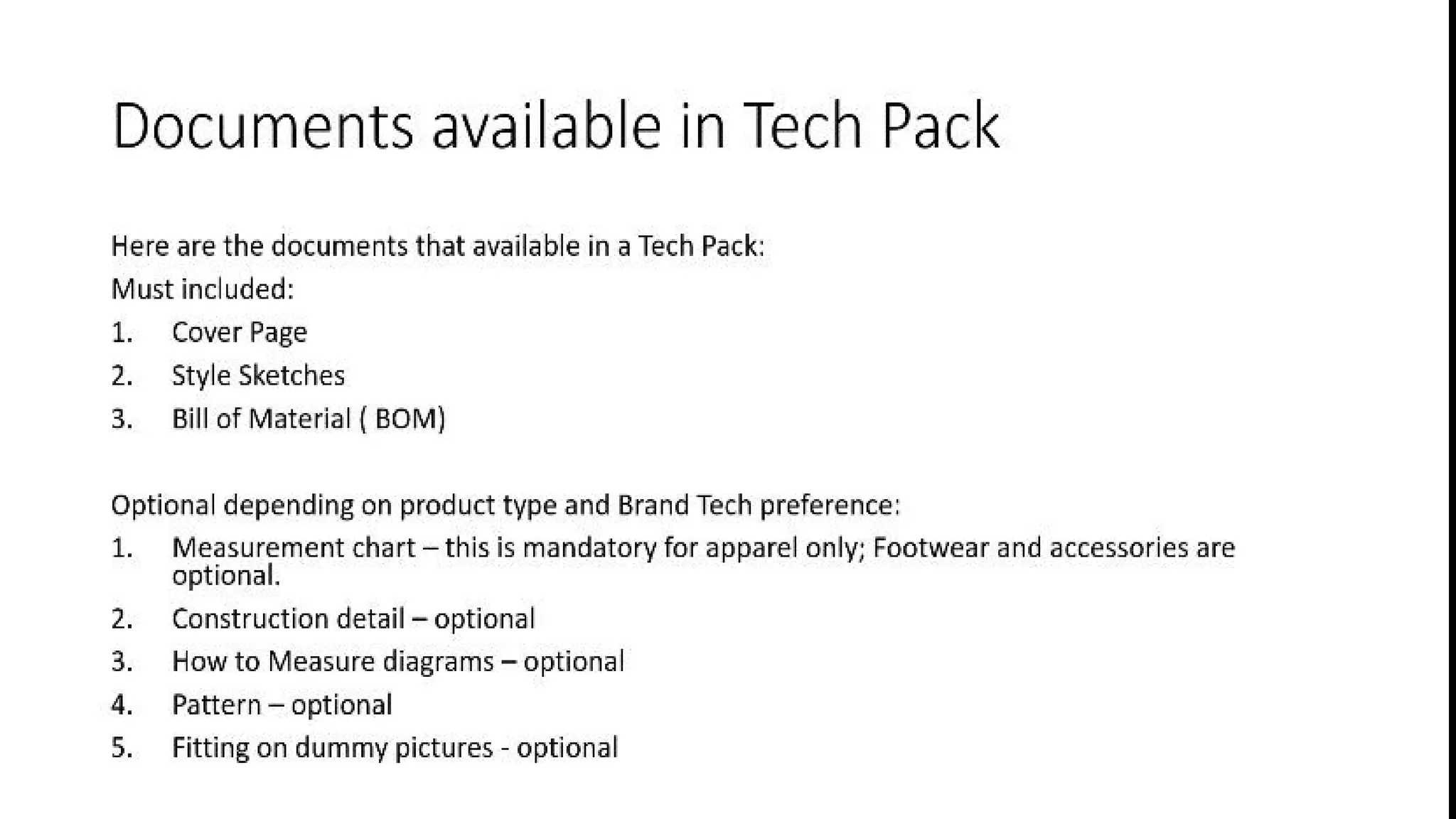 How to read Tech pack (PLM) any customer | PPTX