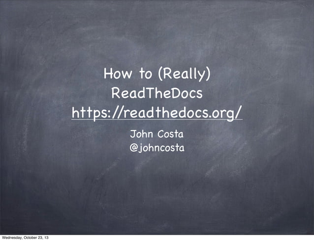 How to ReadTheDocs | PDF | Web Development | Internet