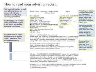 How to read your advising report 12.17.13