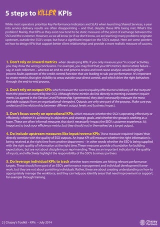 Reassessing Your KPIs to Measure Shared Services Performance that ...