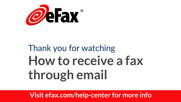 How to Receive a Fax with Email | PDF