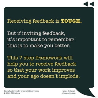 How To Receive Feedback In 7 Steps | PDF