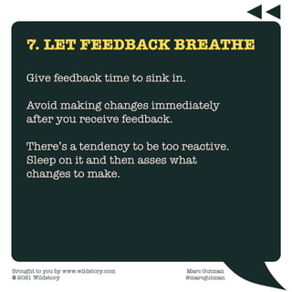 How To Receive Feedback In 7 Steps | PDF