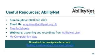 How to recognise and promote a neurodiverse workforce | PPT