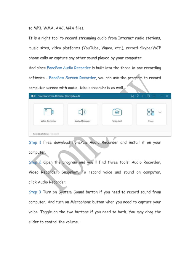 Record audio from computer | PDF | Digital Audio | Computer Software and Applications