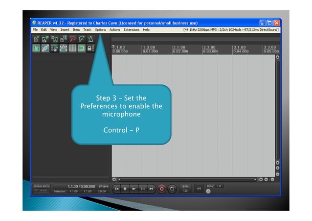 How to record voice using Reaper | PDF