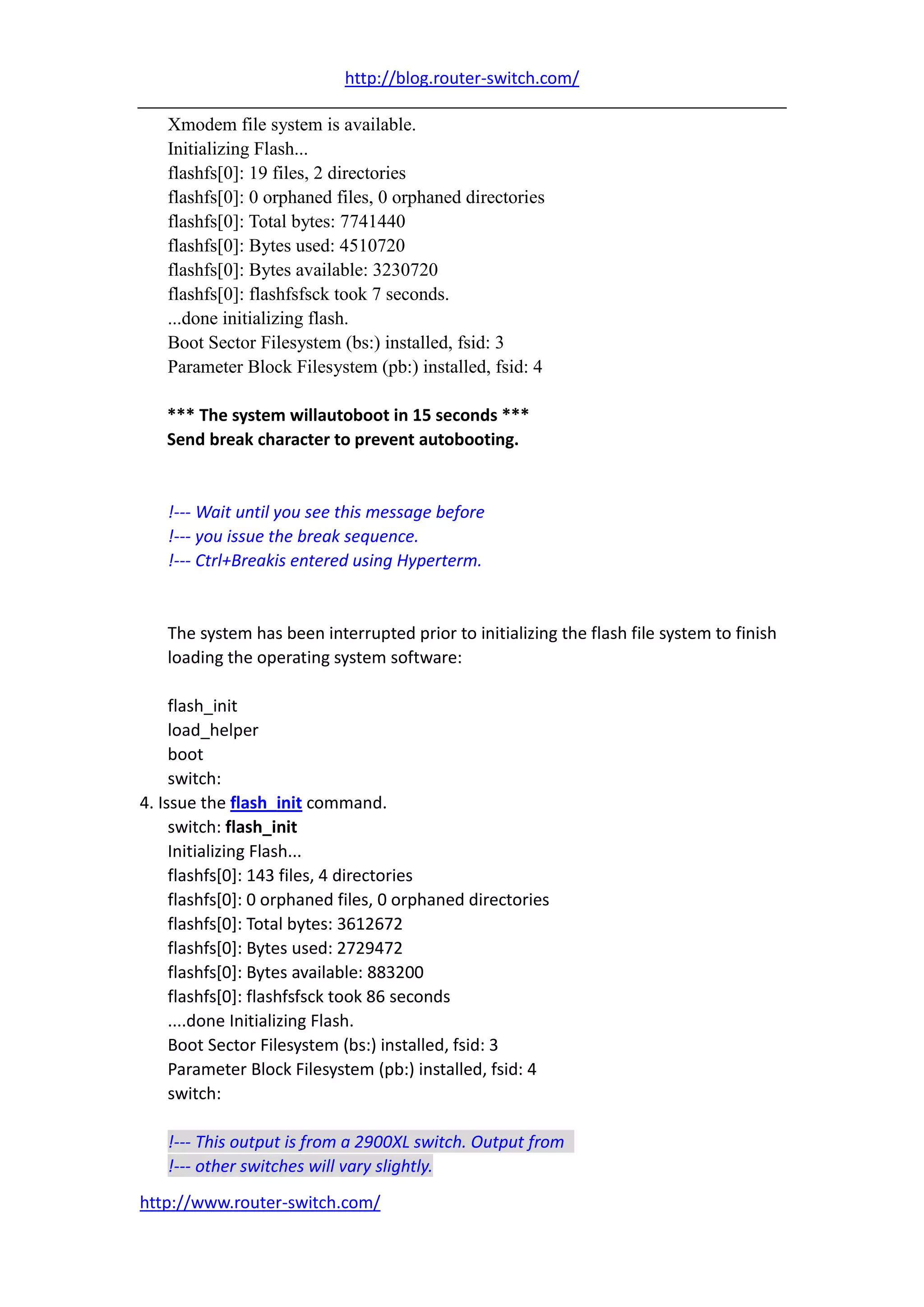 How To Recover Password On The Cisco Catalyst Fixed Configuration Layer 2andlayer 3 Switches Pdf