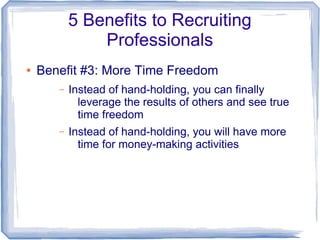 MLM Sponsoring: How to Easily Recruit Professionals to Grow A Big Check ...