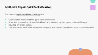 How to Rectify QuickBooks Error Code 15227.pptx