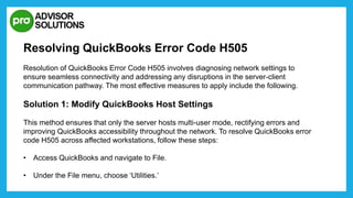 How To Rectify QuickBooks Error H505.pptx
