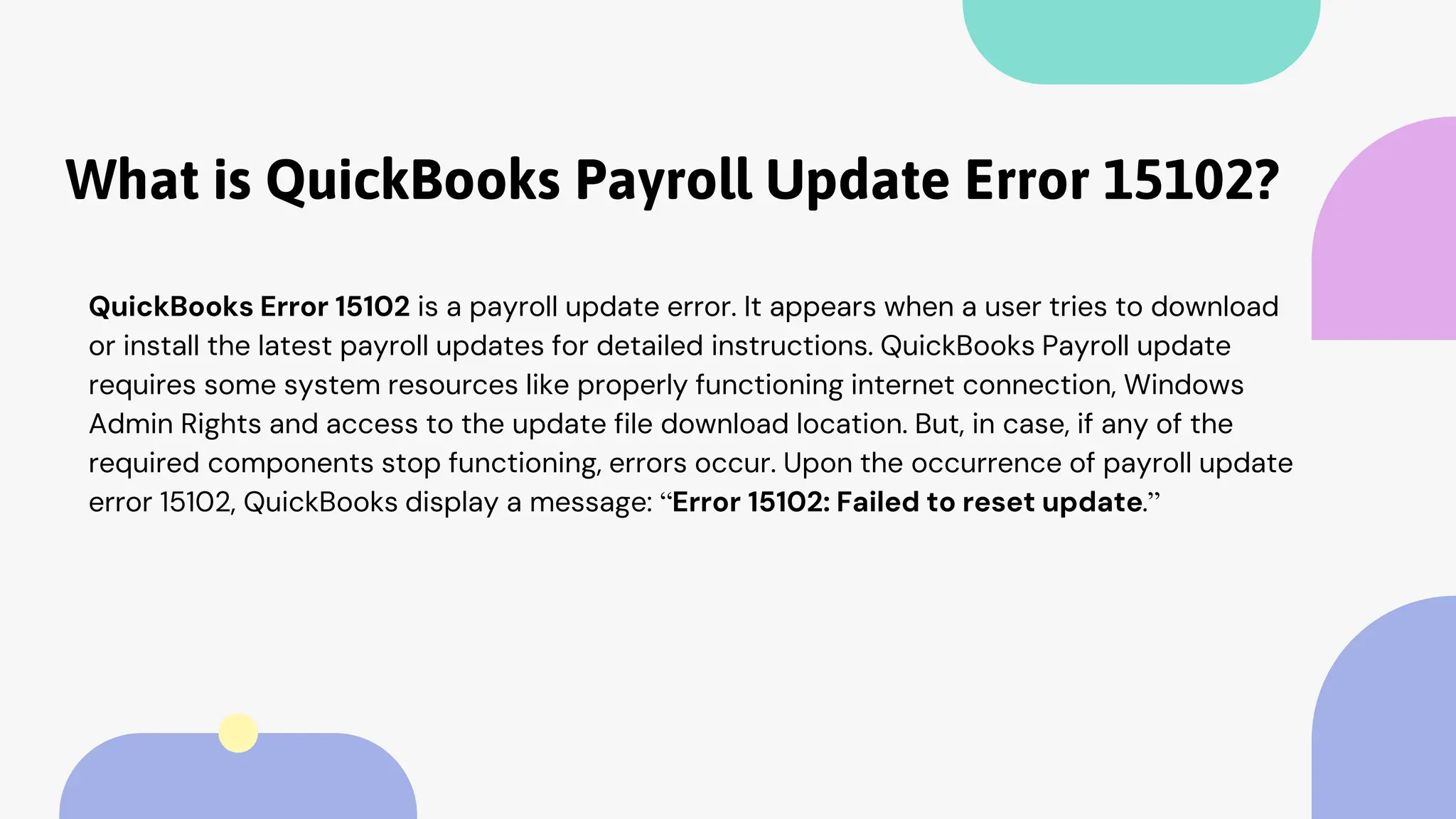 How to Rectify QuickBooks Payroll Update Error 15102.pptx