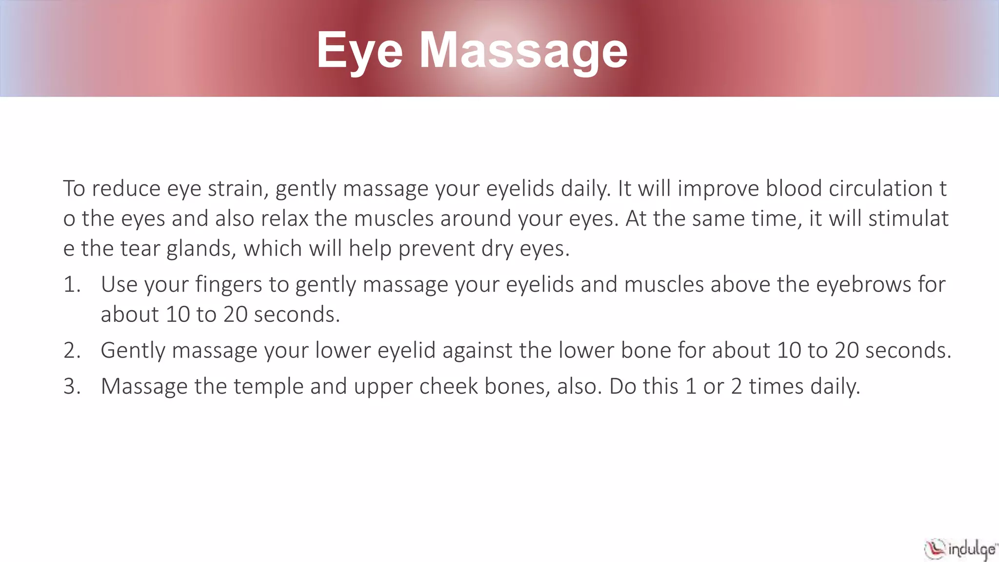 How to reduce eye strain | PPTX