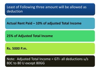 How to reduce income tax liability ( For Individuals ) | PPTX