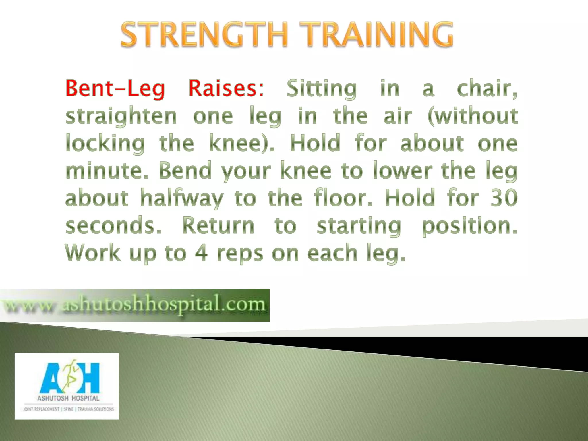 How to Reduce Knee Pain With Exercise | PPTX