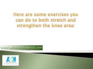How to Reduce Knee Pain With Exercise | PPTX | Fitness and Exercise | Healthy Living